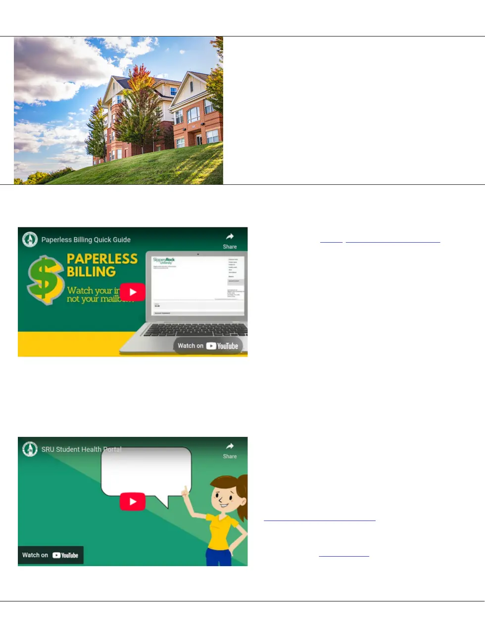 SRU Orientation Newsletter Issue 1